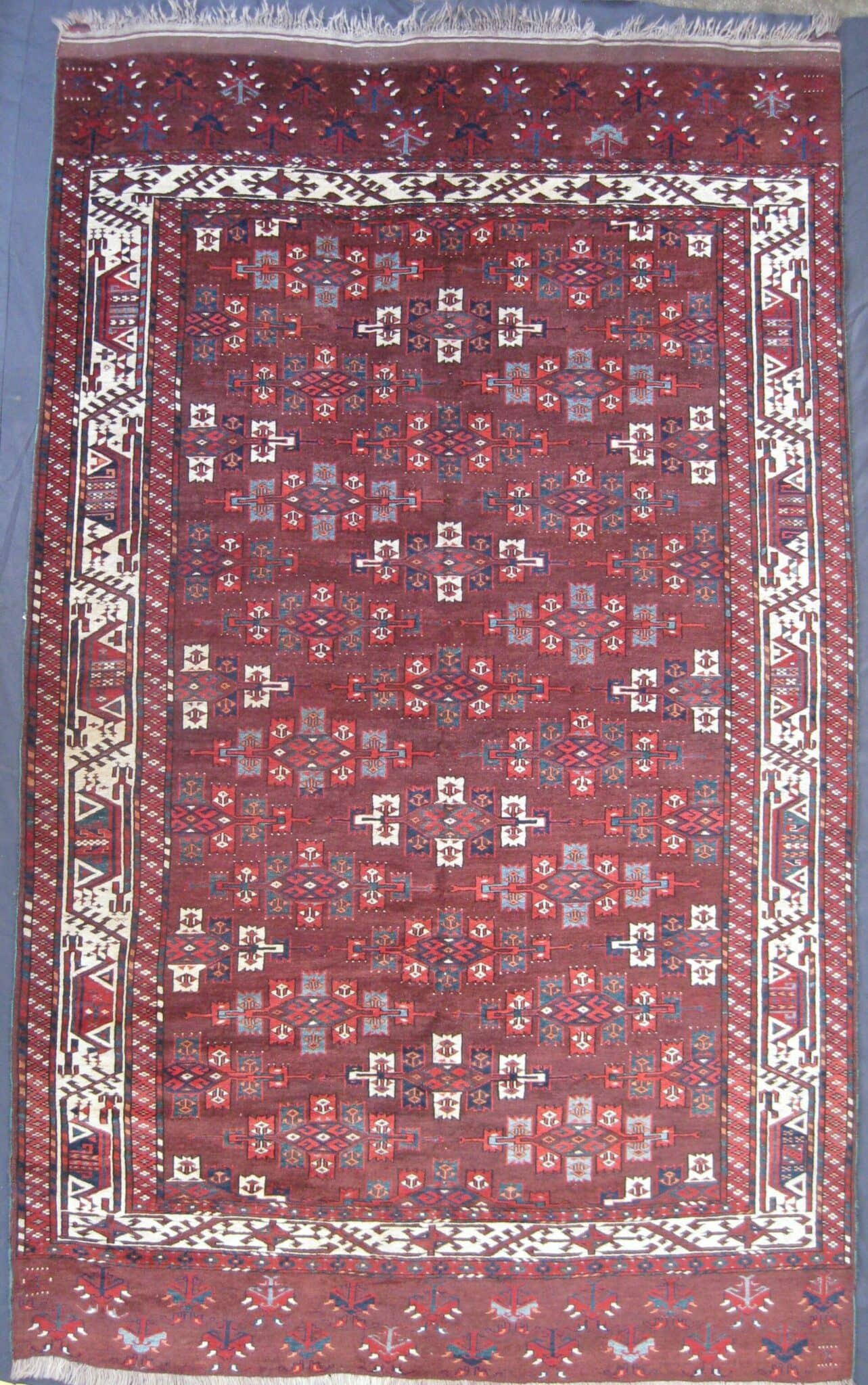 Antique Turkoman Yomut Main Carpet - Legge Carpets
